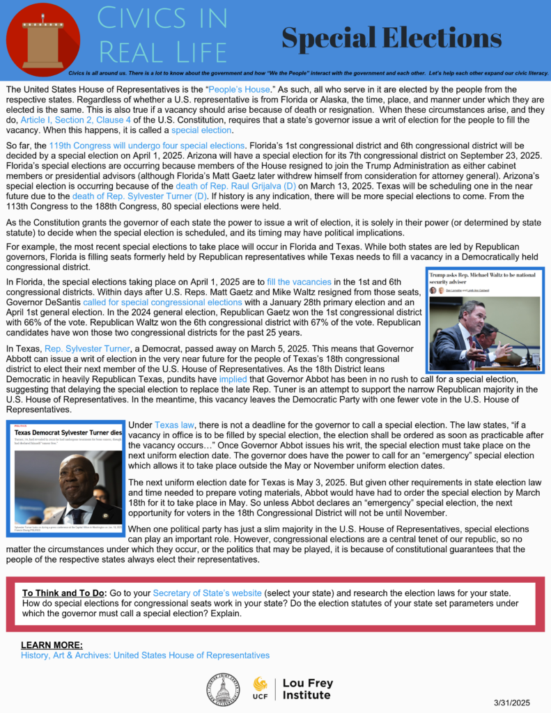 Florida Citizen – Civic learning resources for teachers & students ...